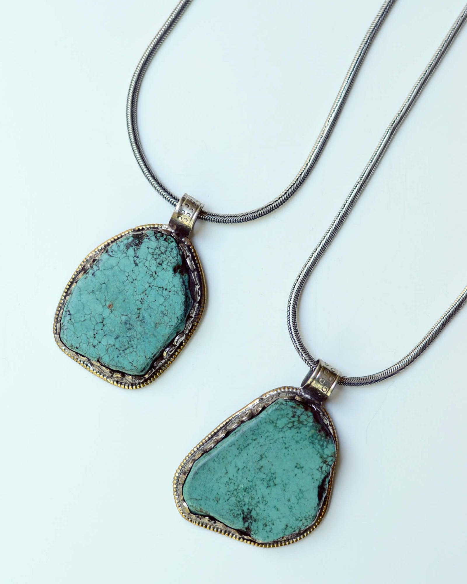Natural Turquoise Necklace | Teal White Red Green Turquoise – The ...